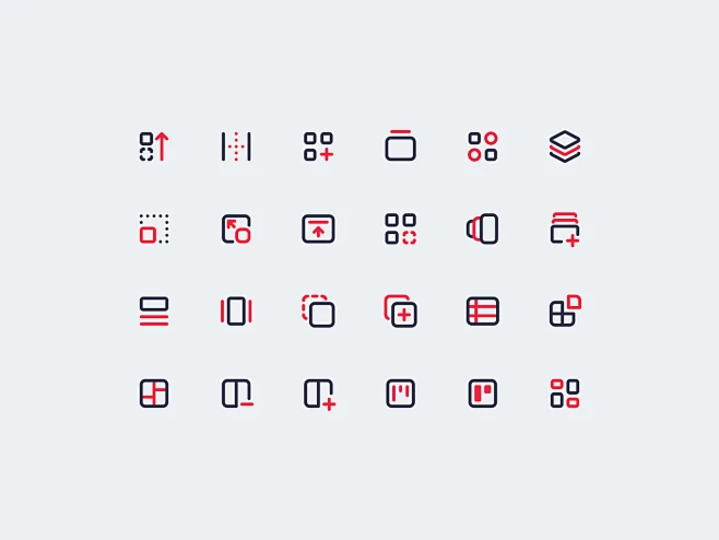 Layout Icons-花瓣网