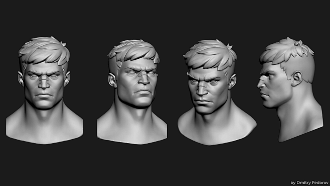 ArtStation - Head #1 _ Resources