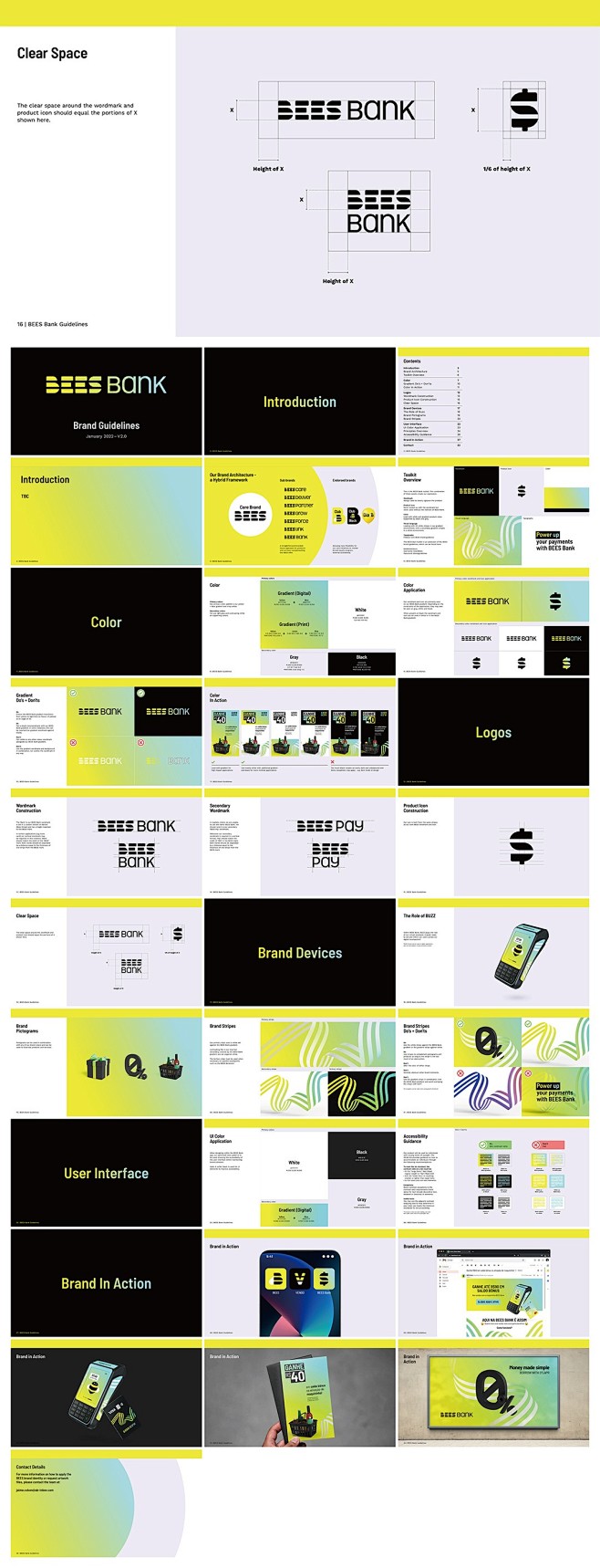 蜜蜂银行BEES Bank品牌VI手册
