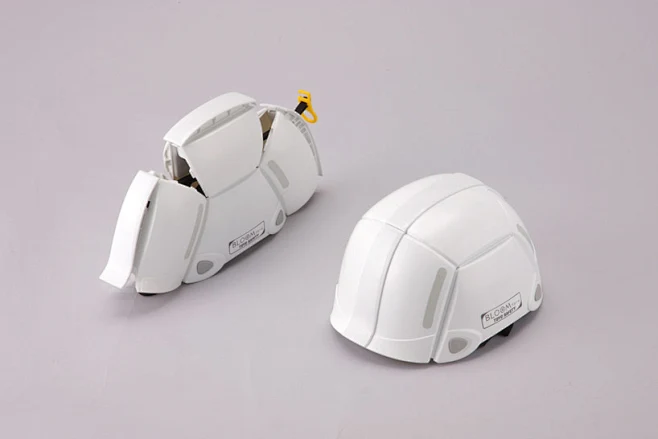 bloom helmet unfolds for speedy emergency evacuation : the bloom helmet ...