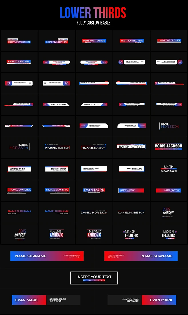 55个漂亮的视频字幕模板 | Premiere Pro | MOGRT-PR模板网-花瓣网