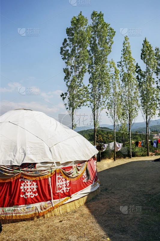 Old Turkish Tent-Yurt素材-花瓣网