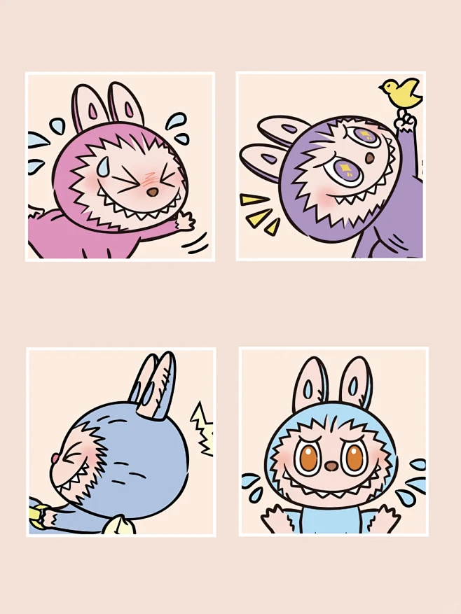 谁这么可爱呀用LABUBU当头像！有高清 - 小红书-花瓣网