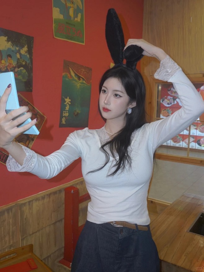 185 58kg_ 今日ootd蕾丝小兔_5_盐焗虾球_来自小红书网页版