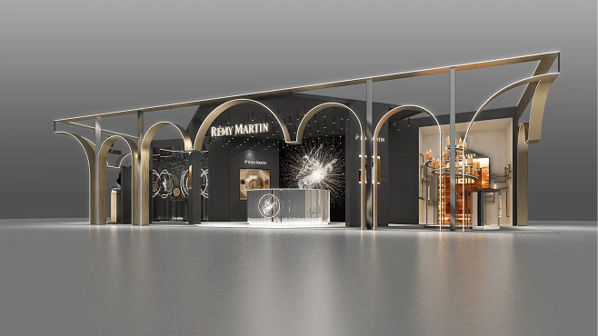 REMY MARTIN BOOTH DESIGN-花瓣网