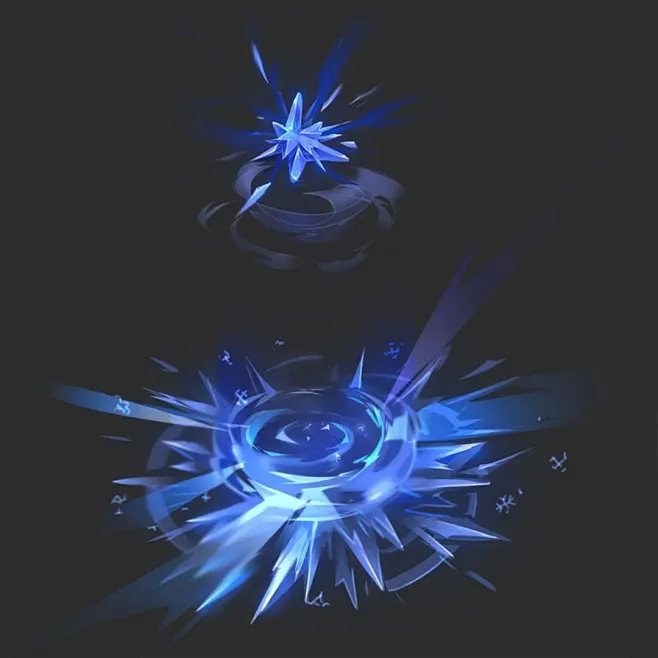 【新提醒】炫酷的2d手绘卡通特效分享 游戏特效论坛 Cgjoy 花瓣网