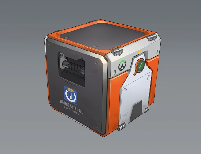 Overwatch Material Cubes, Andrew Menjivar : A few material cubes I did ...