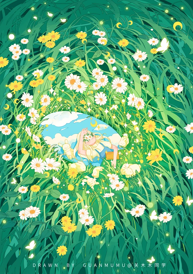 《春二月》插画合集_关木木同学__插画师作品_涂鸦王国gracg.com-花瓣网