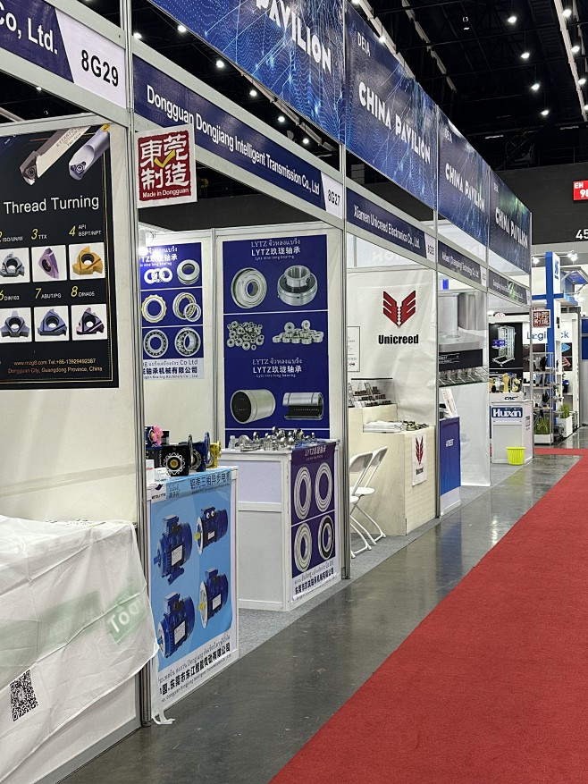 外贸工业机械展会摊位实景参考-海报、装修-2023年泰国机械展