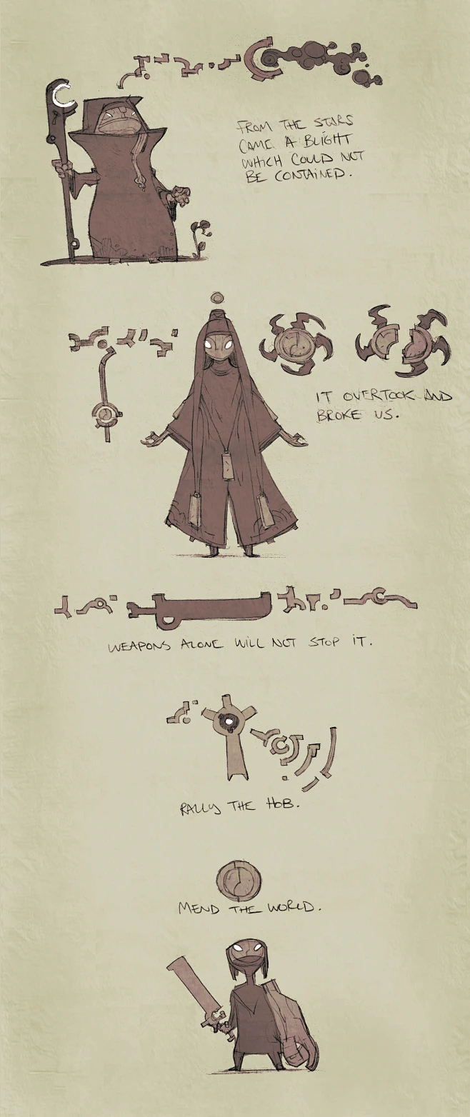 Hob Player Character, Paul Richards : Early iteration for Hob's player ...