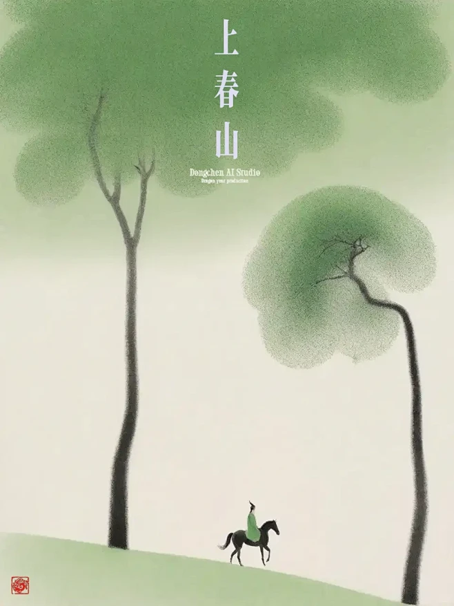 中式审美探索-《上春山》-花瓣网