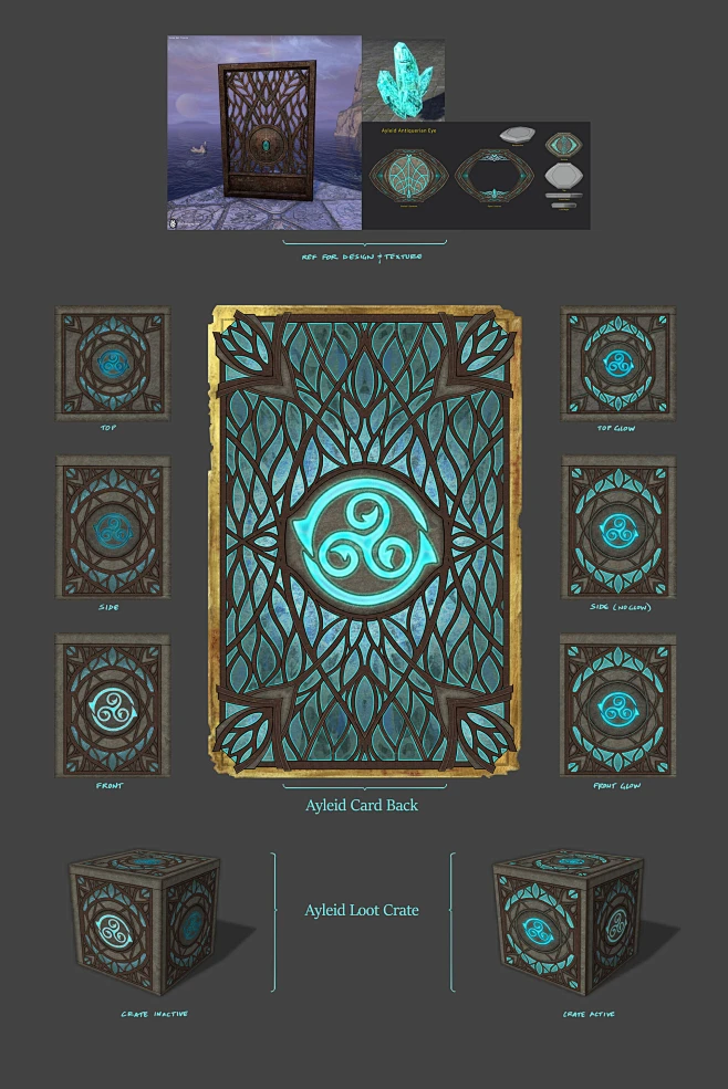 Loot Crates & Cards, Mike May : Card backs and loot crates I designed ...