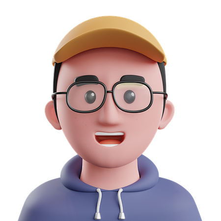 Young Man 3D Illustration