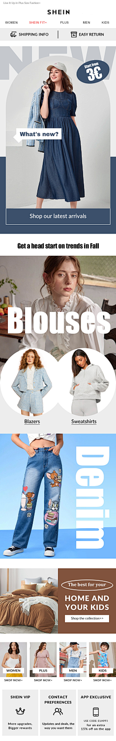 SHEIN|跨境电商|EDM|页面|纯文字|海报|促销|排版-花瓣网|陪你做生活的设计师