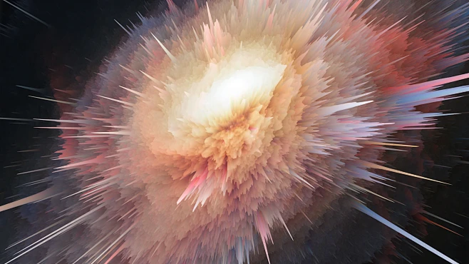 Particle Explosions-花瓣网