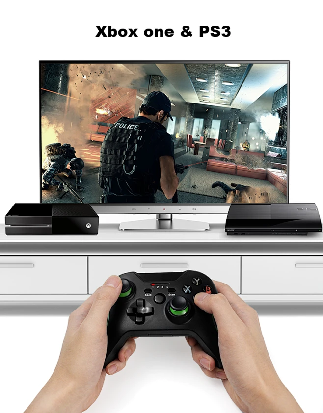 16.86US $ 24% OFF|Data Frog 2.4GHz Wireless Gamepad Joystick Control ...