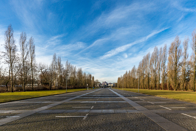 surface-level-empty-road-against-sky