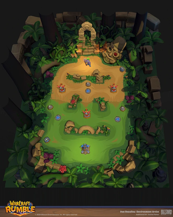 WarCraft Rumble Jindo Map-花瓣网