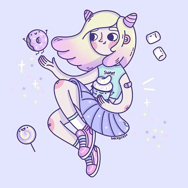 becky cas紫色清新 (44)-花瓣网