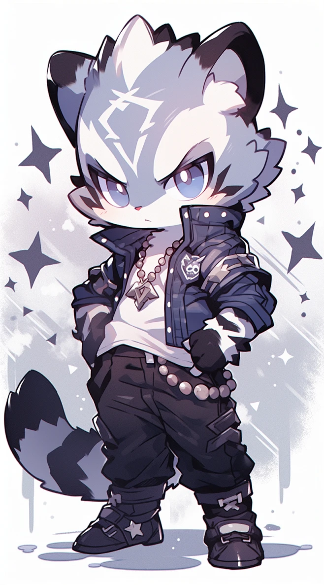 wangzi777_furry_chibi_in_the_style_of_anime_aesthetic_clean_and_c-花瓣网