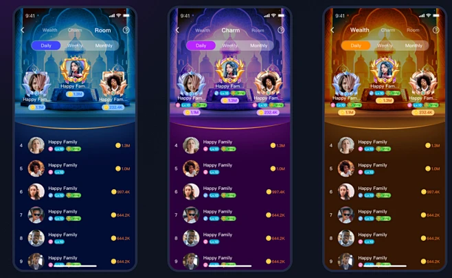 中东语聊app*Haza-APP-UICN用户体验设计平台-花瓣网