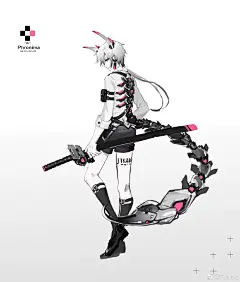 P站画师 SWAV 科幻风二次元角色概念原画百度网盘分享参考 122P-花瓣网