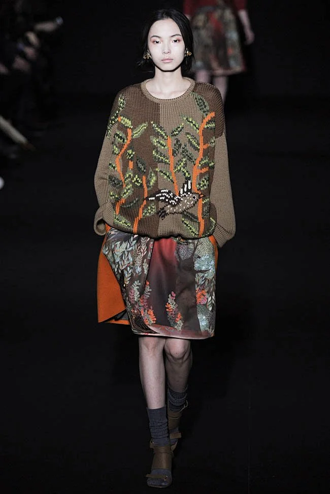 Alberta Ferretti 2014秋冬-花瓣网