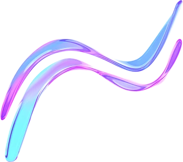 Sleek flowy glass ribbons PNG, SVG-花瓣网