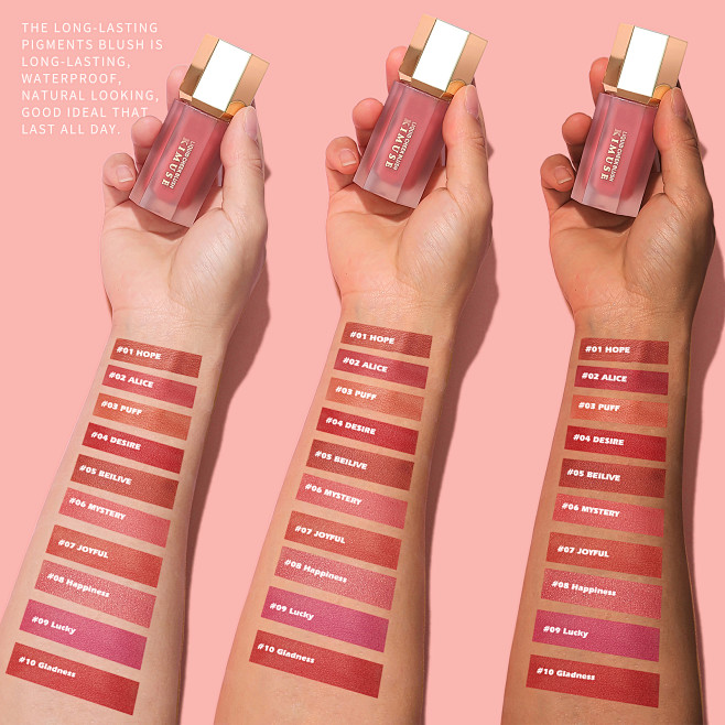 04 KIMUSE Soft Cream Blush Makeup Liquid Blush For