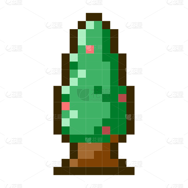 Tree Pixel Sticker
