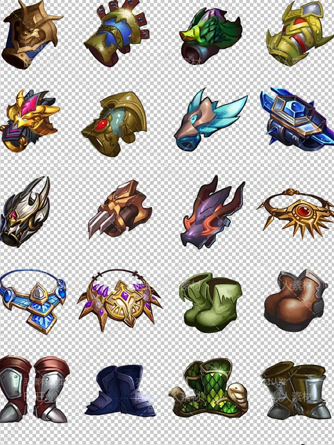 Q版 游戏 手游 装备物品武器 图标 ICO 美术素材资源 665-淘宝网-花瓣网