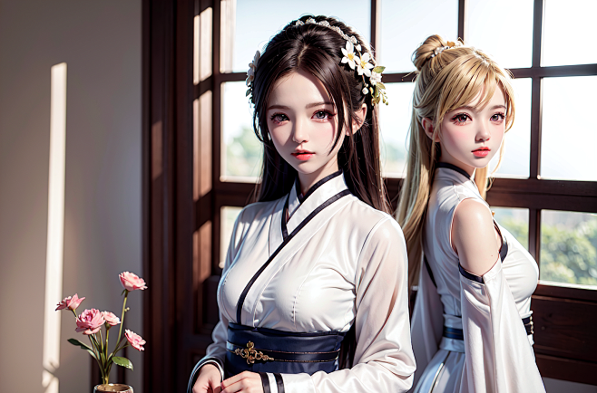 01617-1806935540-((ultra-detailed)),((illustration)),2girls,(fisheye ...