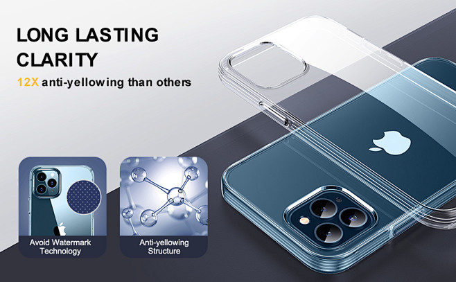 iphone 12 pro max case, clear iphone 12 pro max case, case for iphone ...