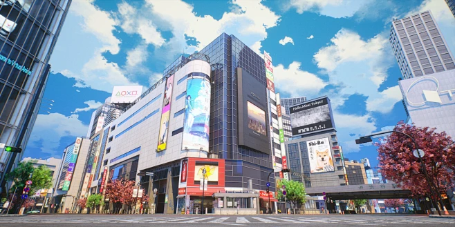 UE5 Anime Tokyo / Japanese City Game demo - Free download-花瓣网