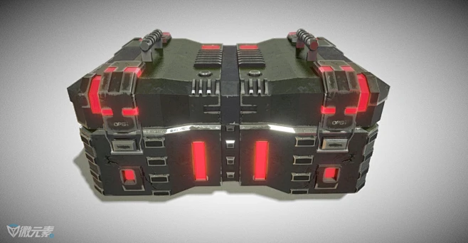 Sci-Fi ammo case 科幻弹药箱-花瓣网