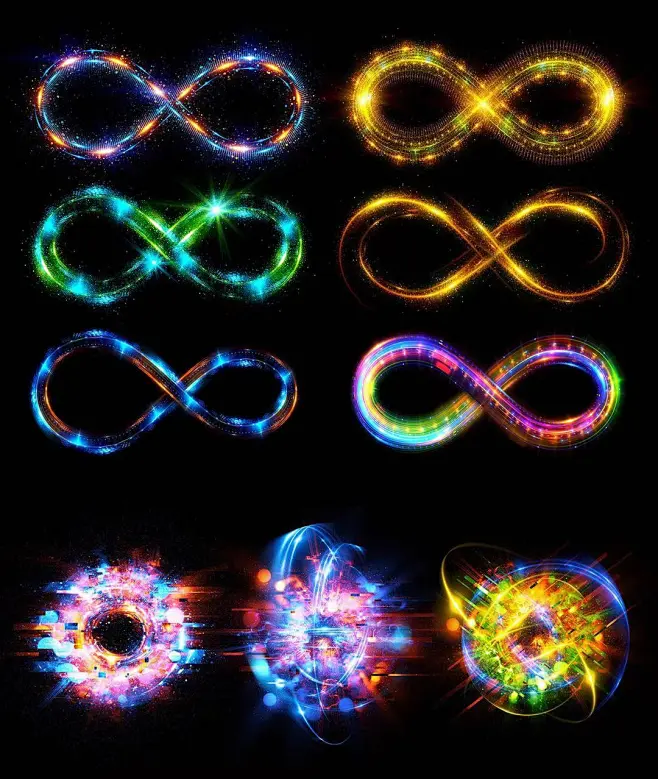 from：behance：Dmitriy Rybin 科技 炫酷 灯光-花瓣网