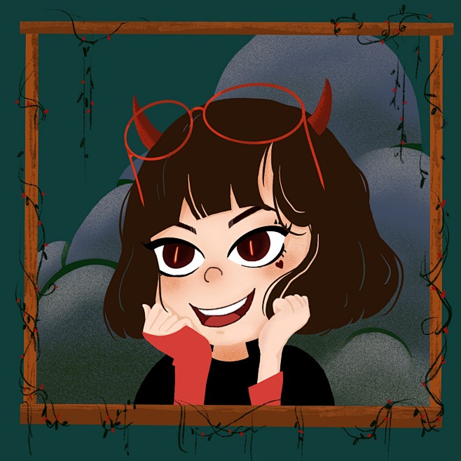 美式 头像 练习