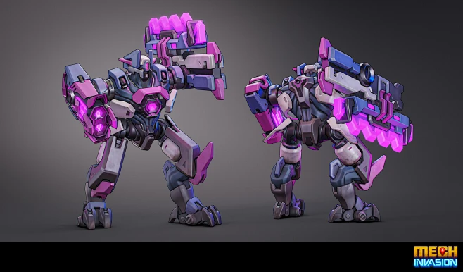 MECH INVASION - In-game Mech Models Vol.2-花瓣网