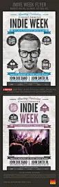 Indie Week Poster on Behance-花瓣网