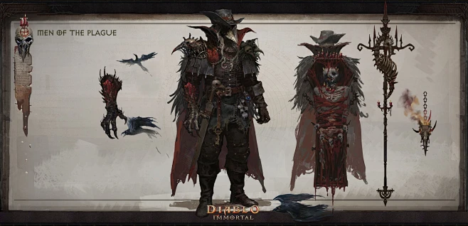 Diablo Immortal “Plague Reapers” Cosmetics-花瓣网