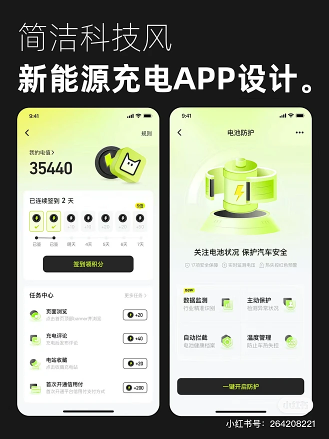 年轻、活力、潮酷、趣味、头图、主体、黄绿色、图标icon、列表、卡片、流程-花瓣网