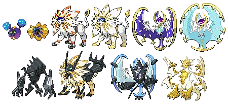 Light trio sprites-花瓣网