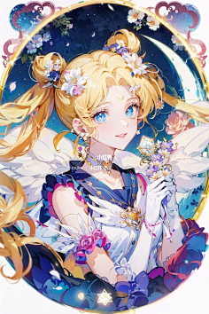 Ai-花瓣网|陪你做生活的设计师 | 087| 美少女战士-水冰月月野兔