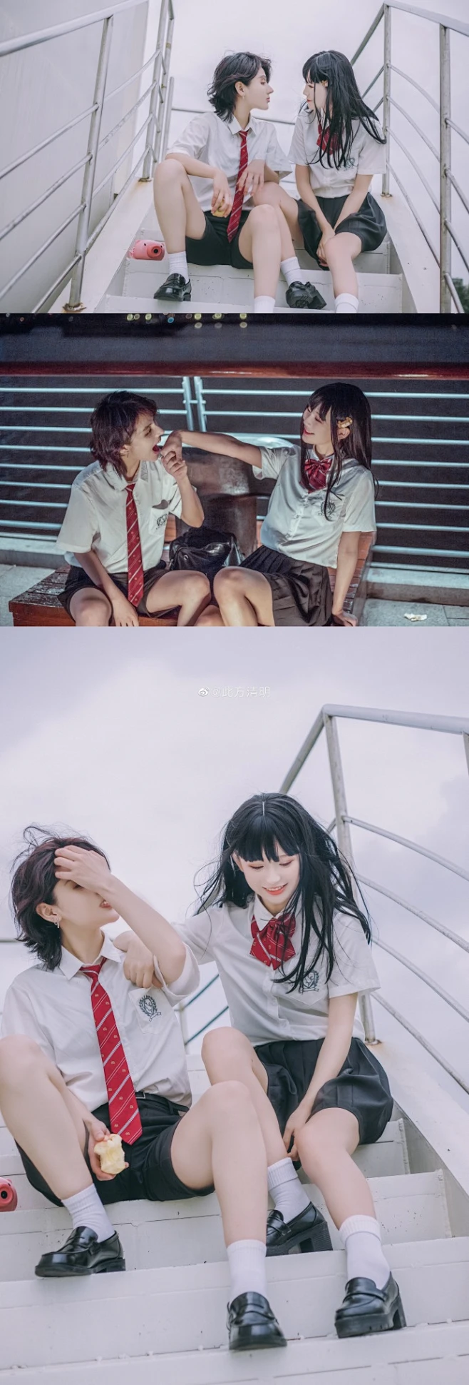 “夏天适合热恋” JK：@奶文文 DK：@此方清明 摄影：@惊蛰大魔王 抄送@JKDK的日常 @日系馆 ...展开全文c-花瓣网