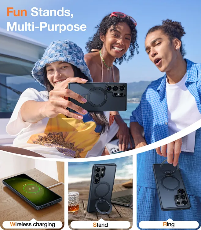 Amazon TORRAS Magnetic Stand For Samsung Galaxy S25 Ultra Case