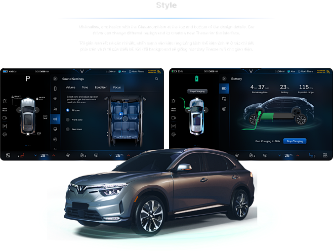 VinFast - HMI ADAS VF 8 & VF 9