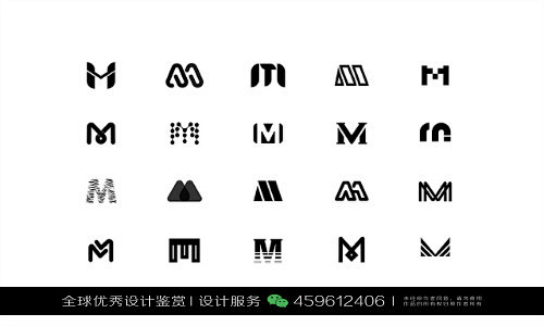 字母M LOGO设计标志品牌设计作品欣赏 (99)