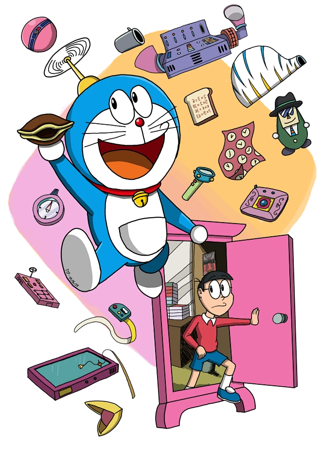 Doraemon and Nobita by FTFTheAdvanceToonist on DeviantArt-花瓣网