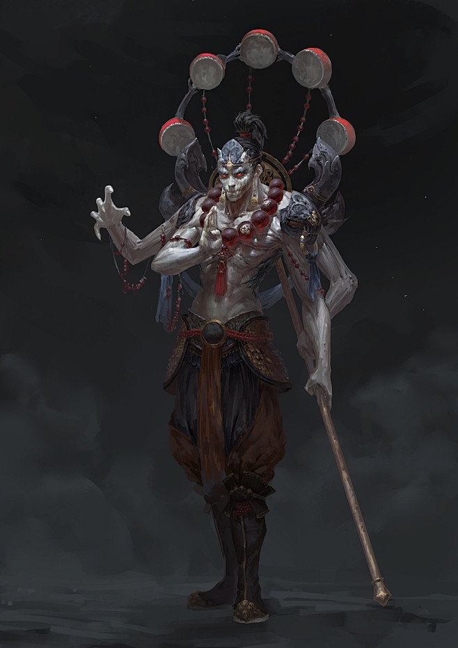 中国风男性角色原画中国风写实角色原画来自cgbook.cn (1774)