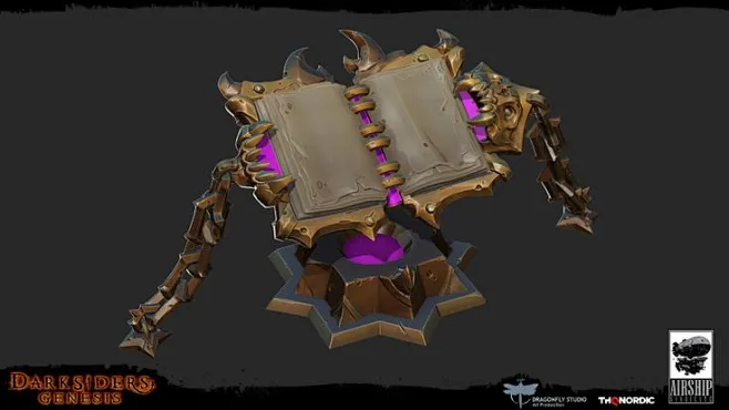 Darksiders Genesis game assets, Vladimir Savelev-花瓣网